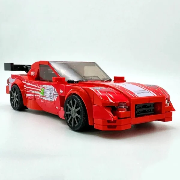 272 Pcs Fast & Furious Dom's Mazda RX-7 FD3S Lego Style Building Block ...